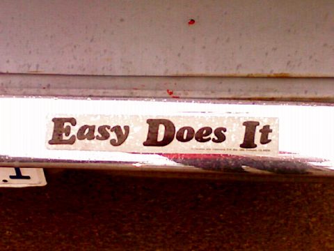 “Easy Does It,” as the Scriptures Say | Calix Society Blog